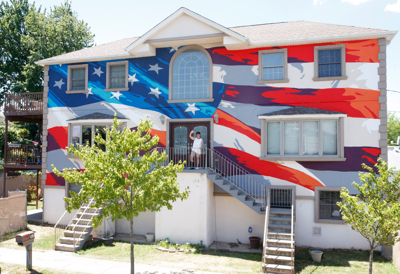 flag-house-1 - Scott LoBaido - Creative Patriot - American Flag Artist